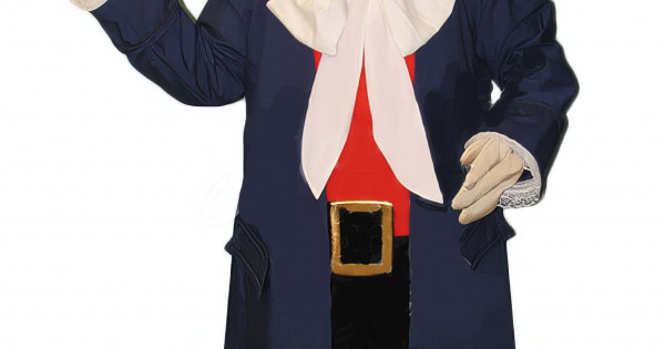 John Paul Colonial Patriot Mascot Costume 92DD