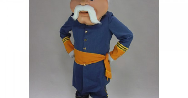 Rebel General Admiral Military Mascot Costume 44252-U
