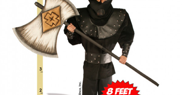 Executioner with Axe Mascot Costume 165