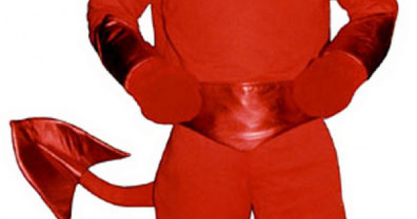 Cute Red Devil Mascot Costume 2029DD-Z