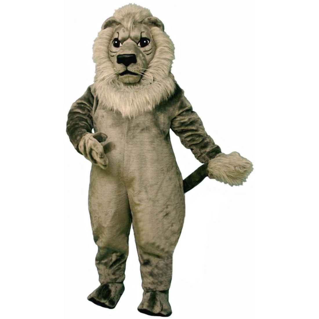 Old Grey Lion Mascot Costume 587-Z